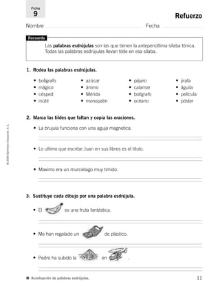 Refuerzo y ampliación lenguaje 4º | PDF