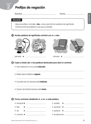 Refuerzo y ampliacion lengua 4º | PDF