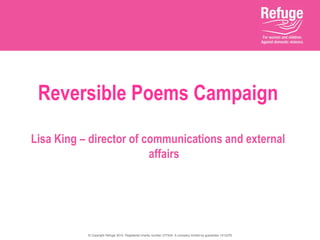 Reversible poems campaign | PR moments: using cultural trends and ...