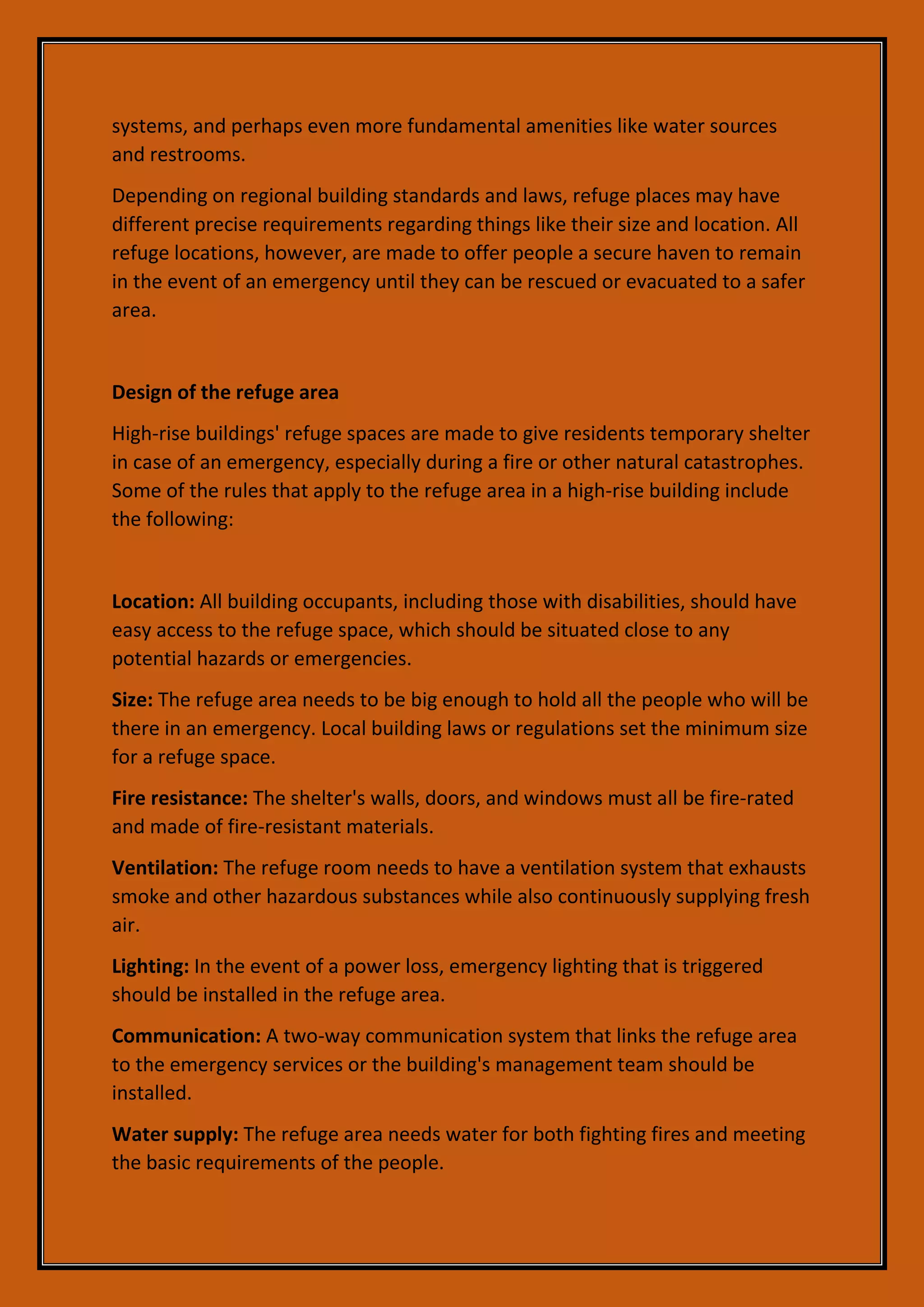Refuge area types and design.pdf