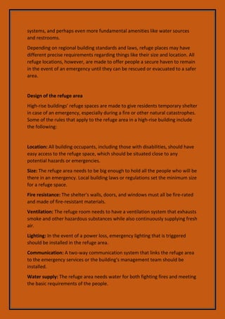 Refuge area types and design.pdf