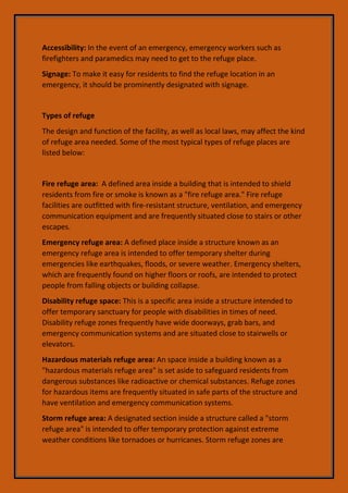 Refuge area types and design.pdf