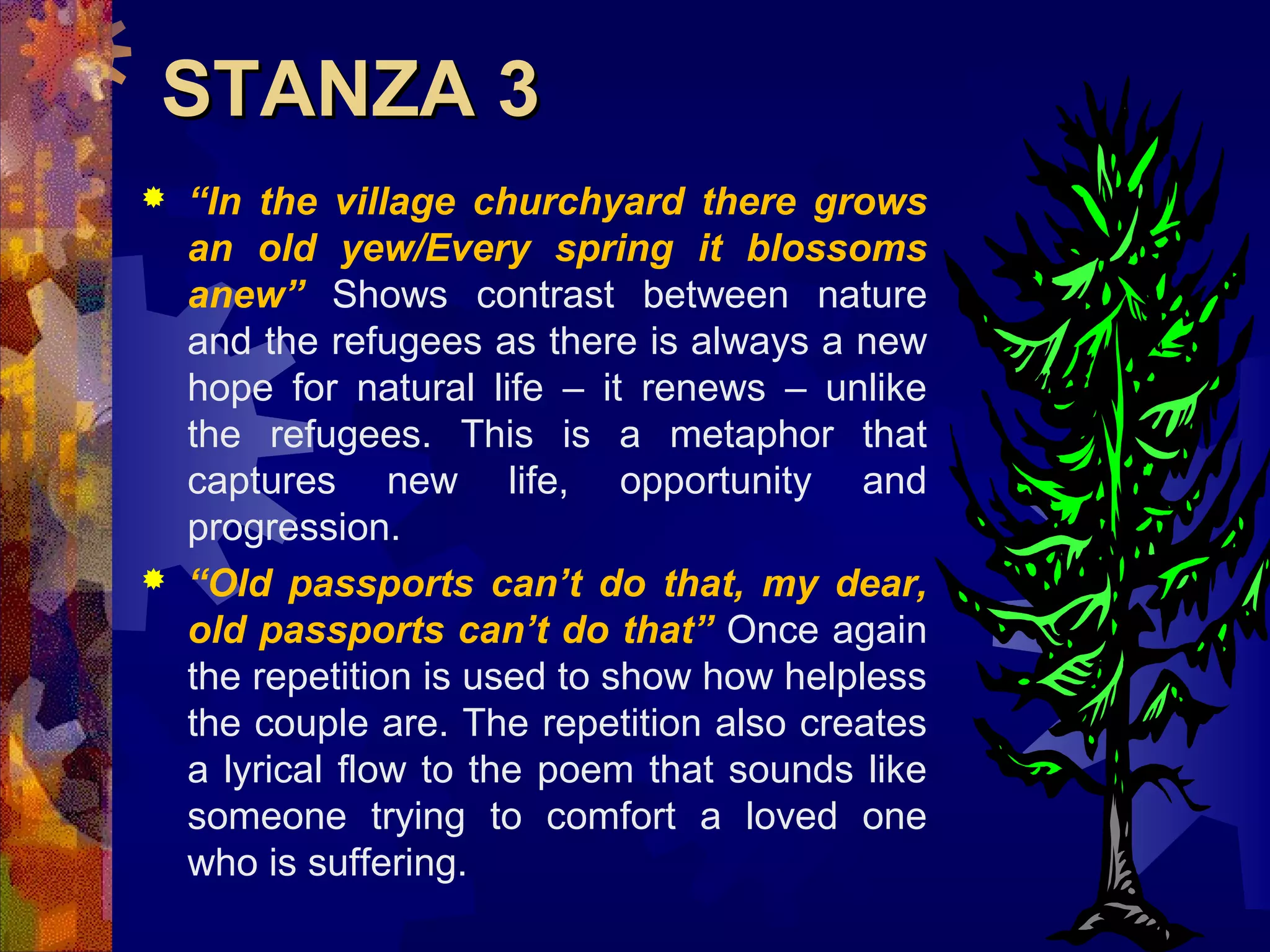 "REFUGEE BLUES" - IGCSE GUIDE | PPT