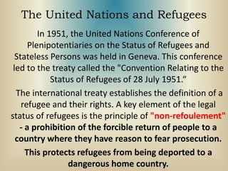 Refugee problems | PPTX