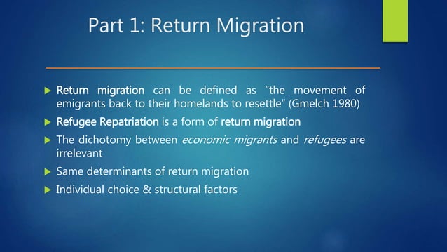 Refugee repatriation | PPT