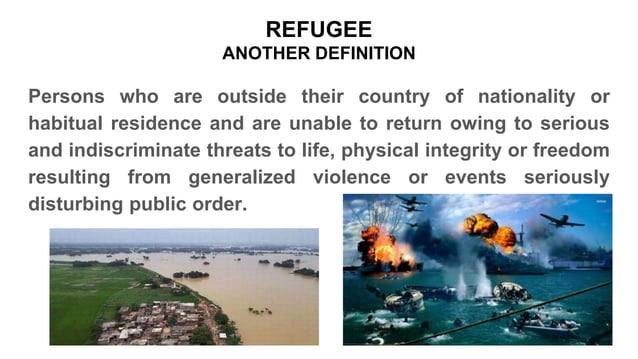 Refugee Rights and Problems | PPTX