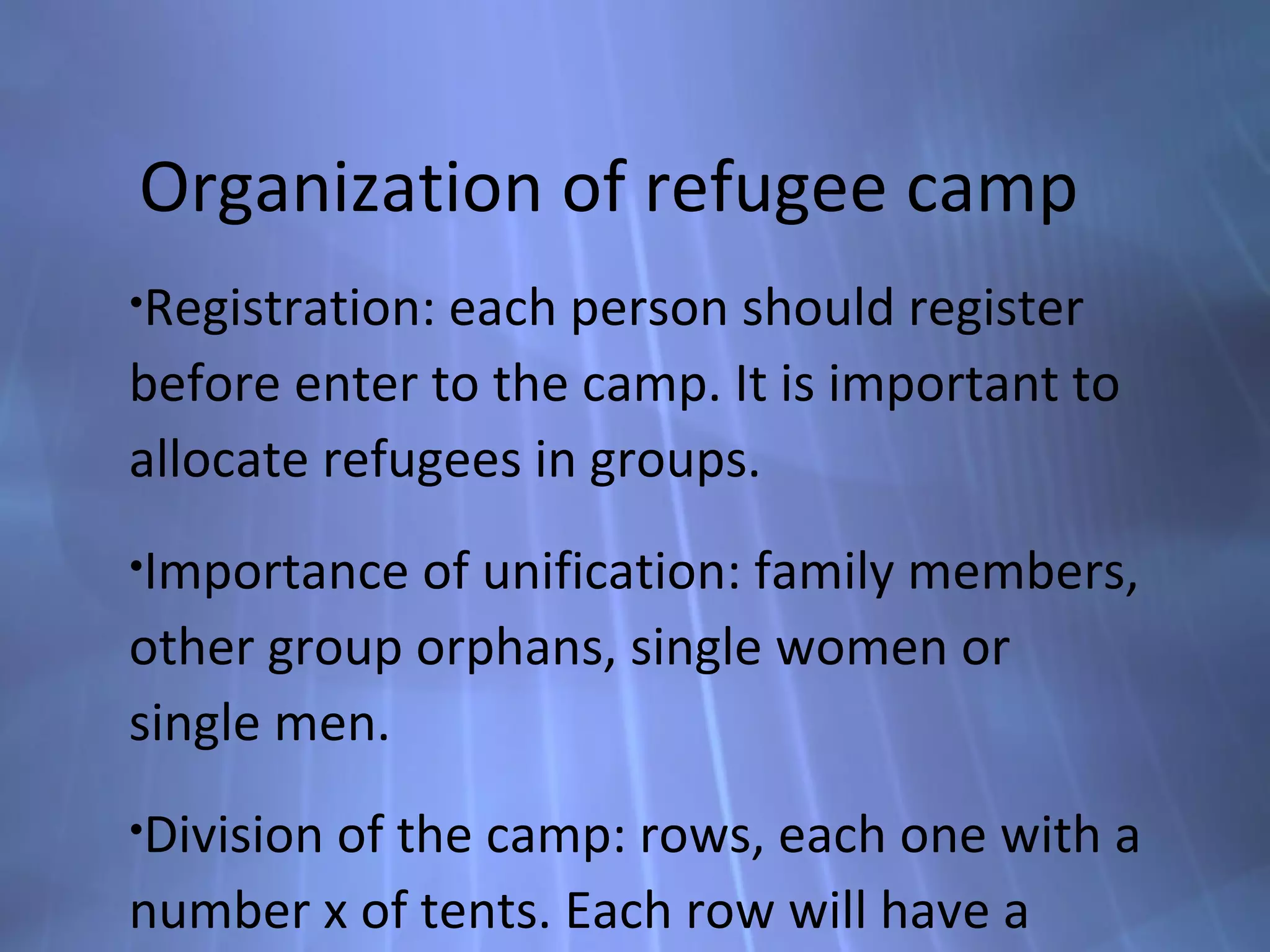 Refugees Camp and Mental Health | PPT