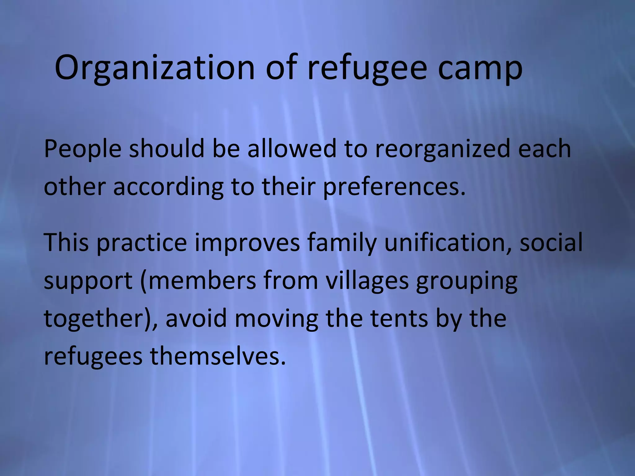 Refugees Camp and Mental Health | PPT | Medical Health