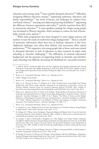 Refugee survey quarterly 2013-fozdar-rsq hdt009 | PDF