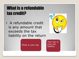 Refundable credits2 | PPTX
