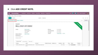 Refunding Invoice in Odoo 14 | PPTX