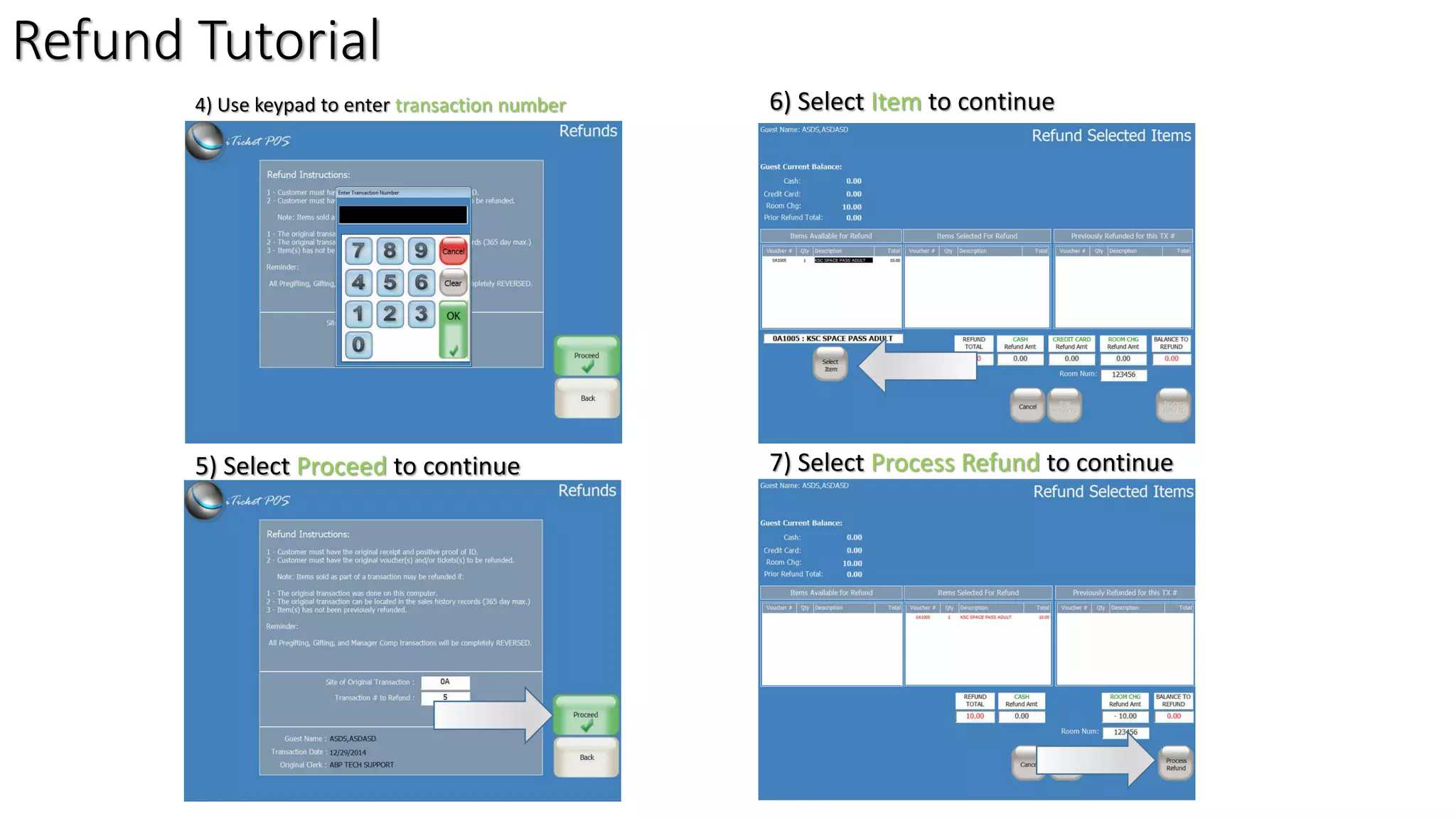 Refund tutorial | PDF