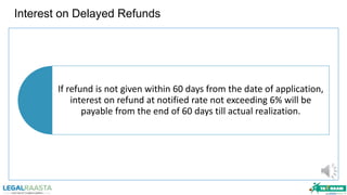 Refund under GST | PPTX