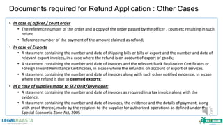 Refund under GST | PPTX