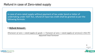 Refund under GST | PPTX