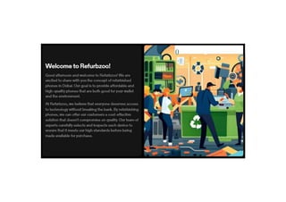 Refurbished I Phones In Dubai | PPT