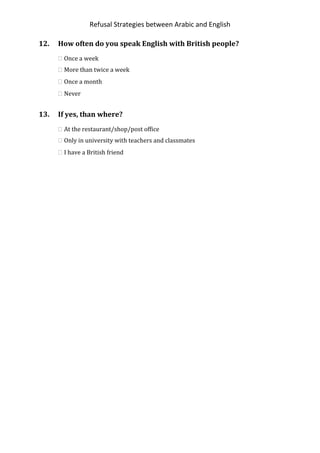 Refusal strategies | DOCX