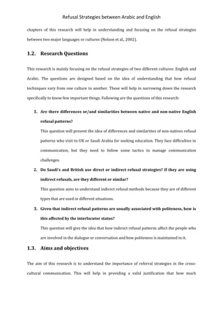 Refusal strategies | DOCX