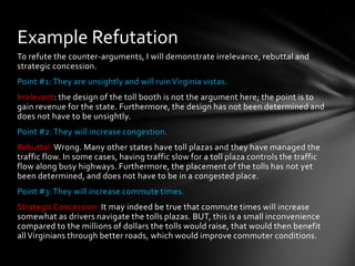 Refuting an argument or counter argument | PPTX