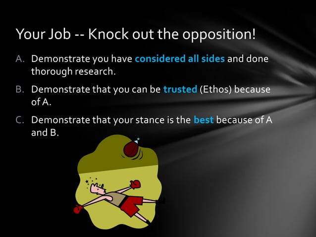 Refuting an argument or counter argument | PPTX | Science