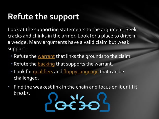 Refuting an argument or counter argument | PPTX | Science