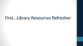 Meme Inspired Refworks Workshop | PPTX