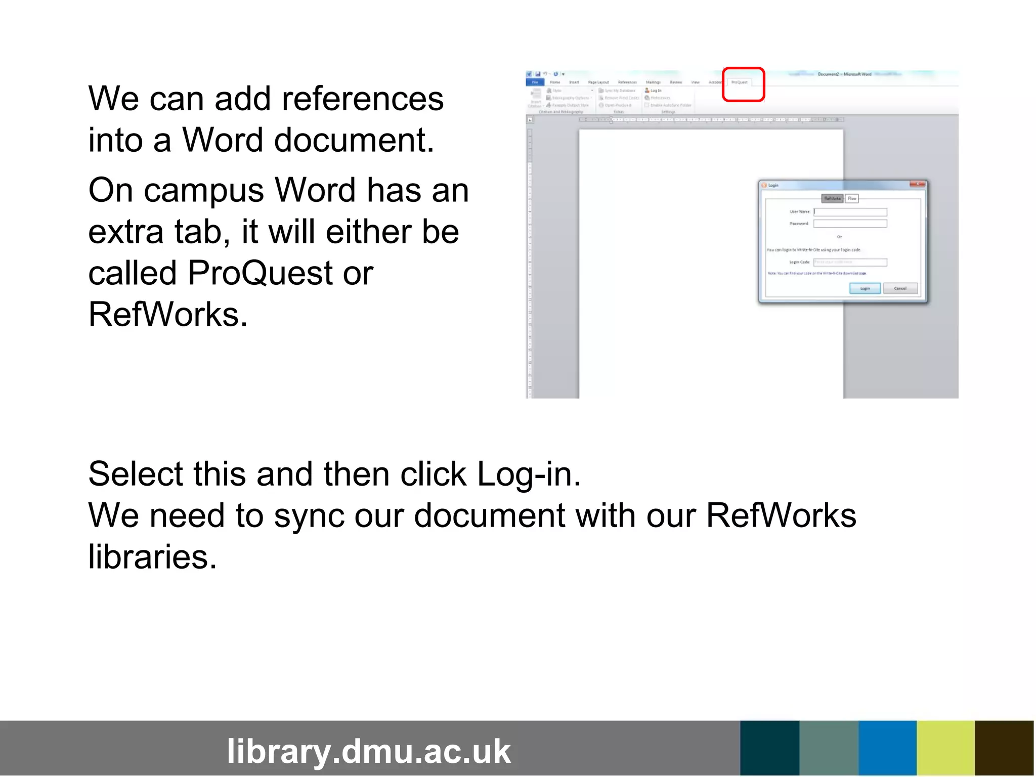 What does RefWorks do? | PPT