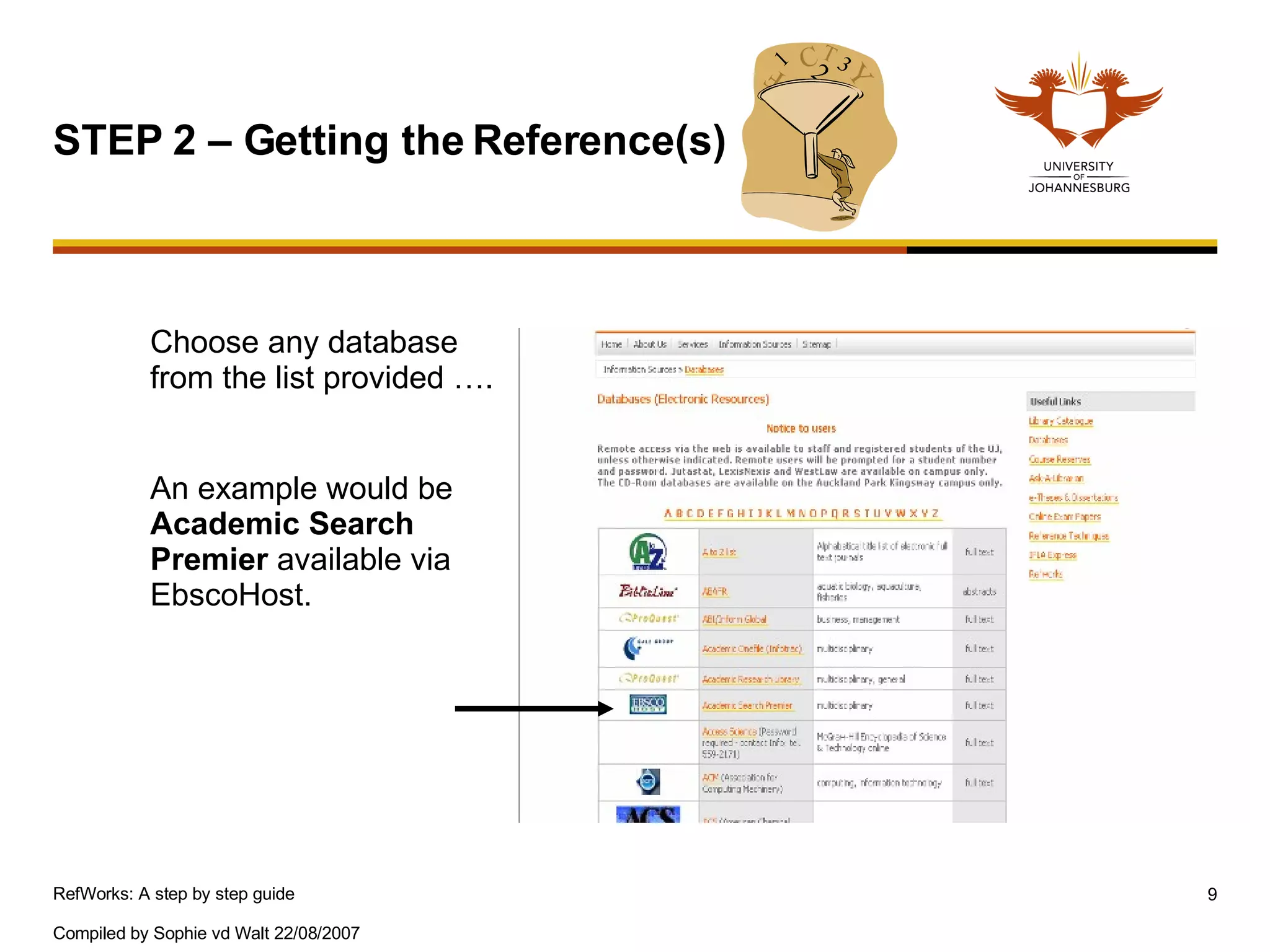 RefWorks Guide | PPT