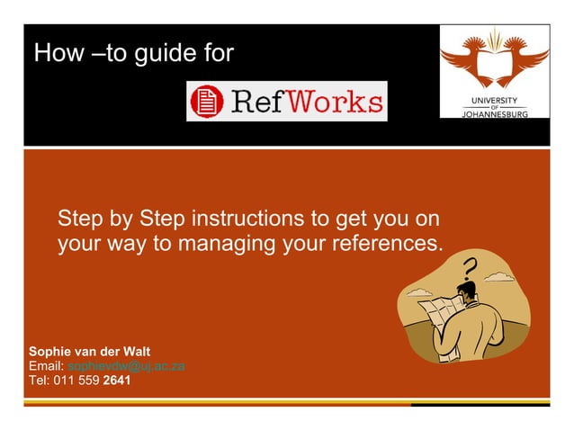 RefWorks Guide | PPT