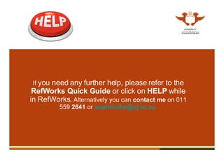 RefWorks Guide | PPT