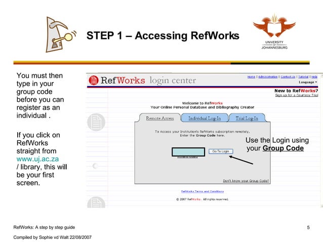 RefWorks Guide | PPT
