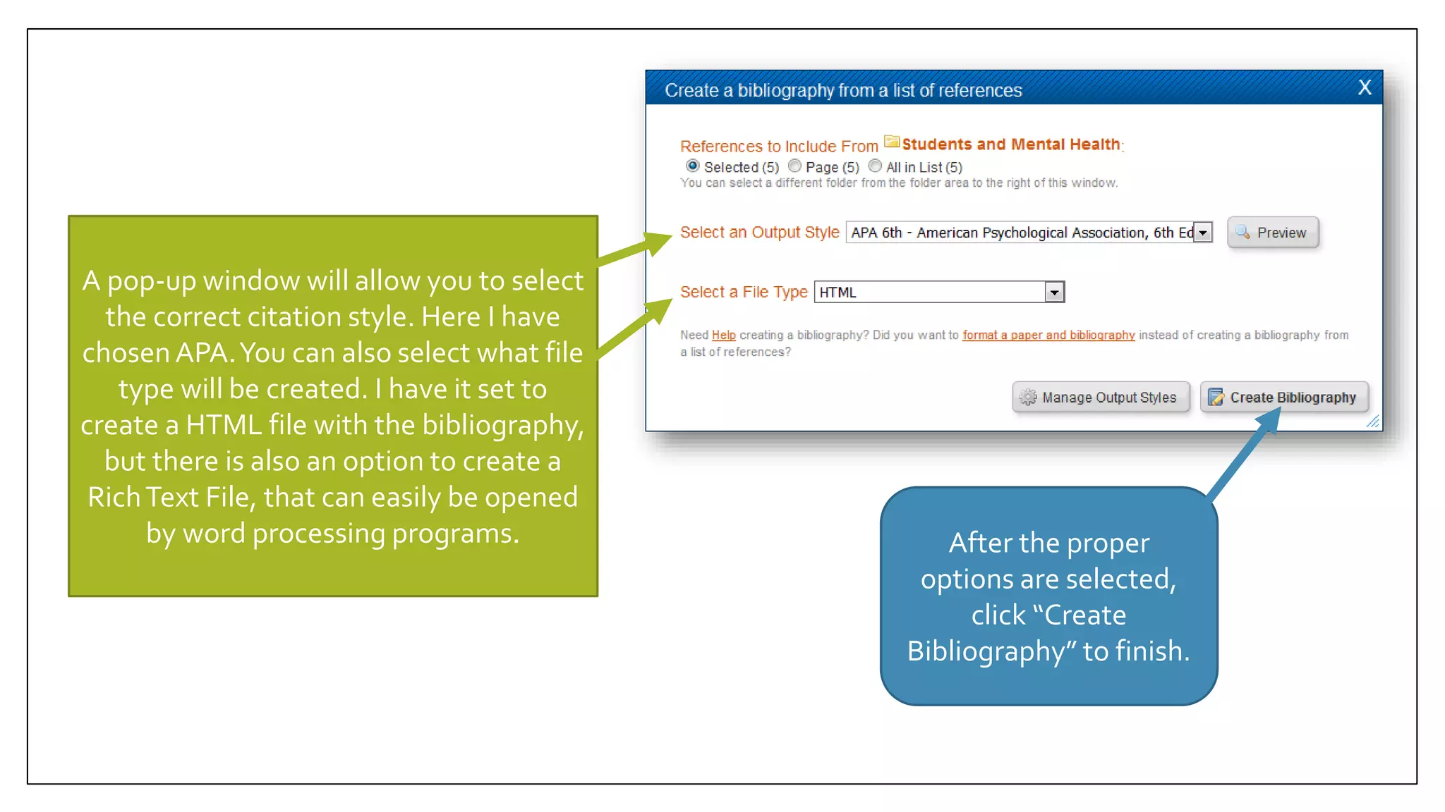 Refworks Tutorial Ppt