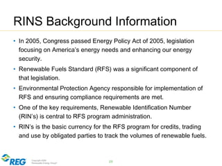 Renewable Identification Number | PPT