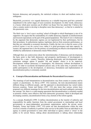 Building Democratic Developmental Regime in Indonesia | PDF