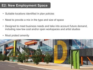 OPDC revised draft Local Plan presentation - Employment | PPTX