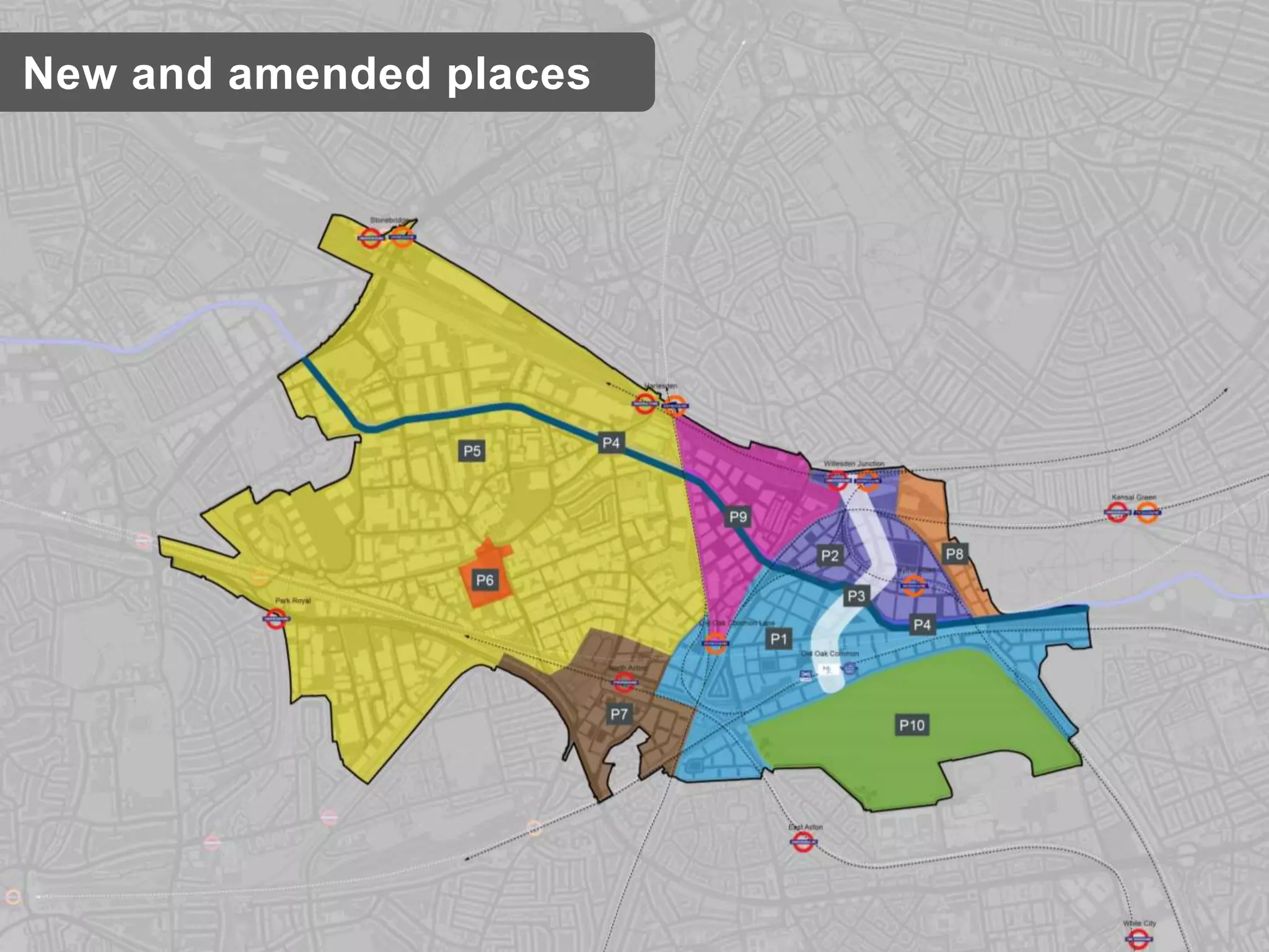 OPDC revised draft Local Plan - Places | PPTX