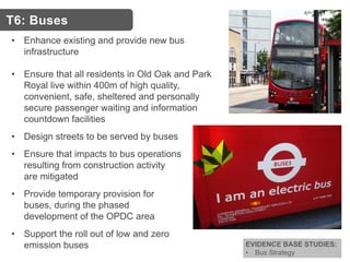 OPDC revised draft Local Plan presentation - Transport | PPT