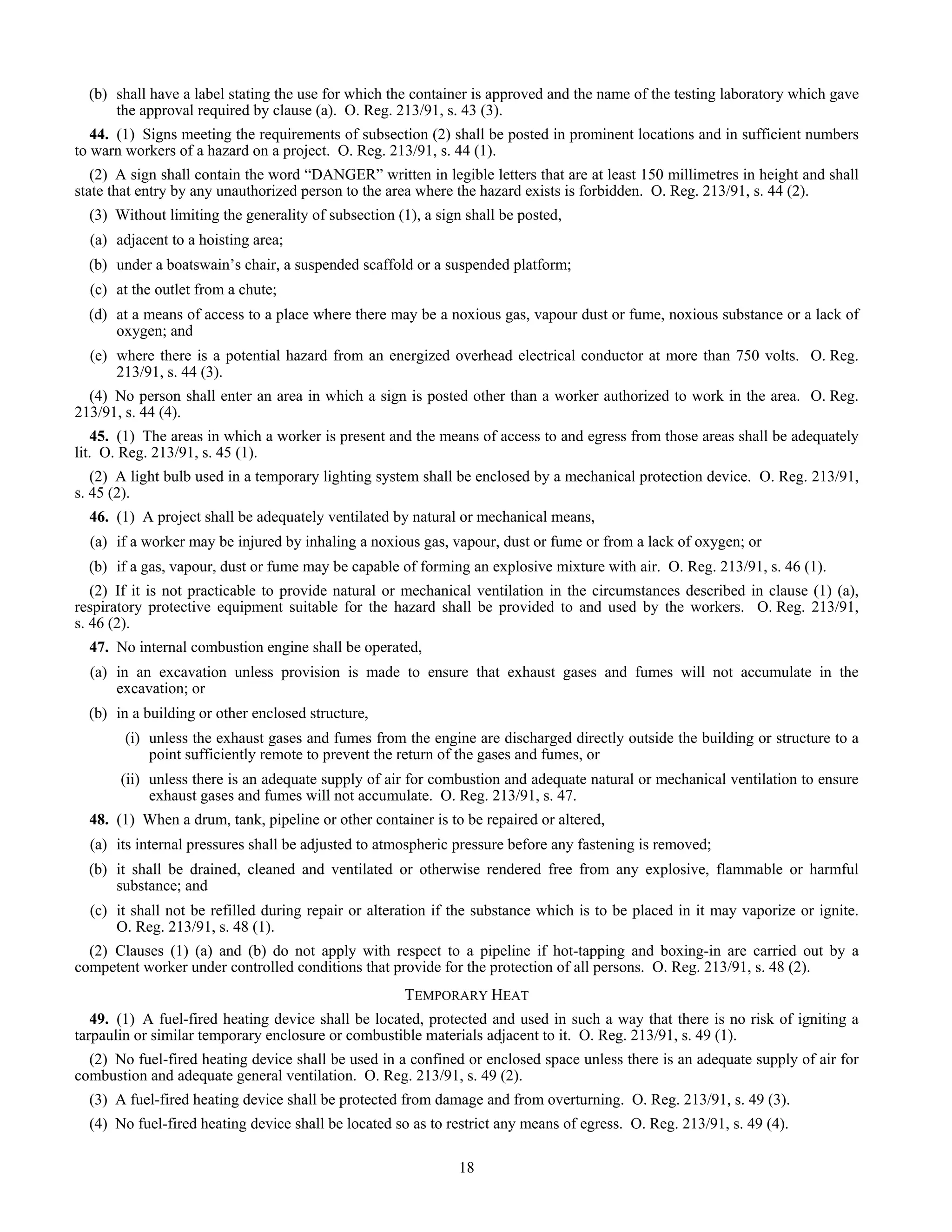 Reg 213 91 Construction Projects 09 | PDF