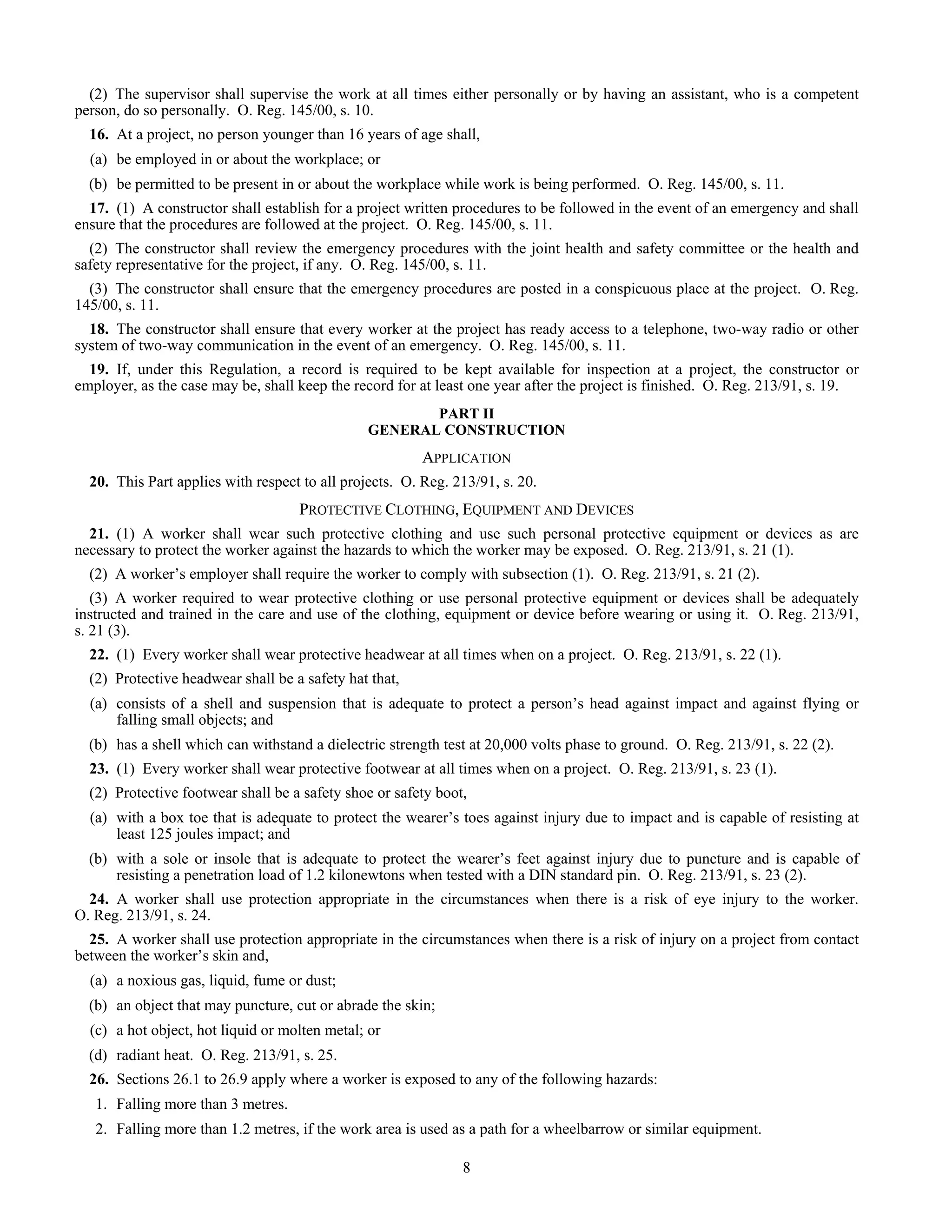 Reg 213 91 Construction Projects 09 | PDF