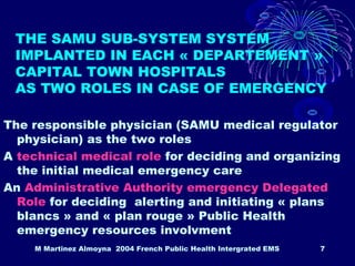 Reg700 eng france iems and samu networks and public health disaster ...