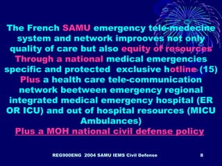 Reg900 eng samu iems | PPT