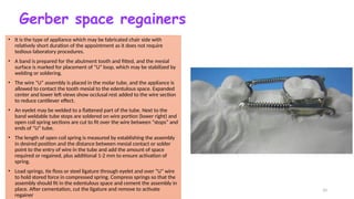 Space Regainers in Pediatric Dentistry.. | PPTX