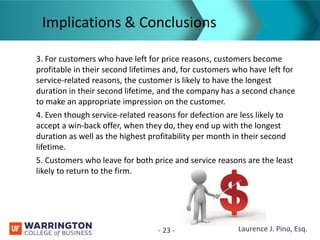 Winning back customers | PPTX