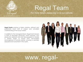 Regal new profile | PPT