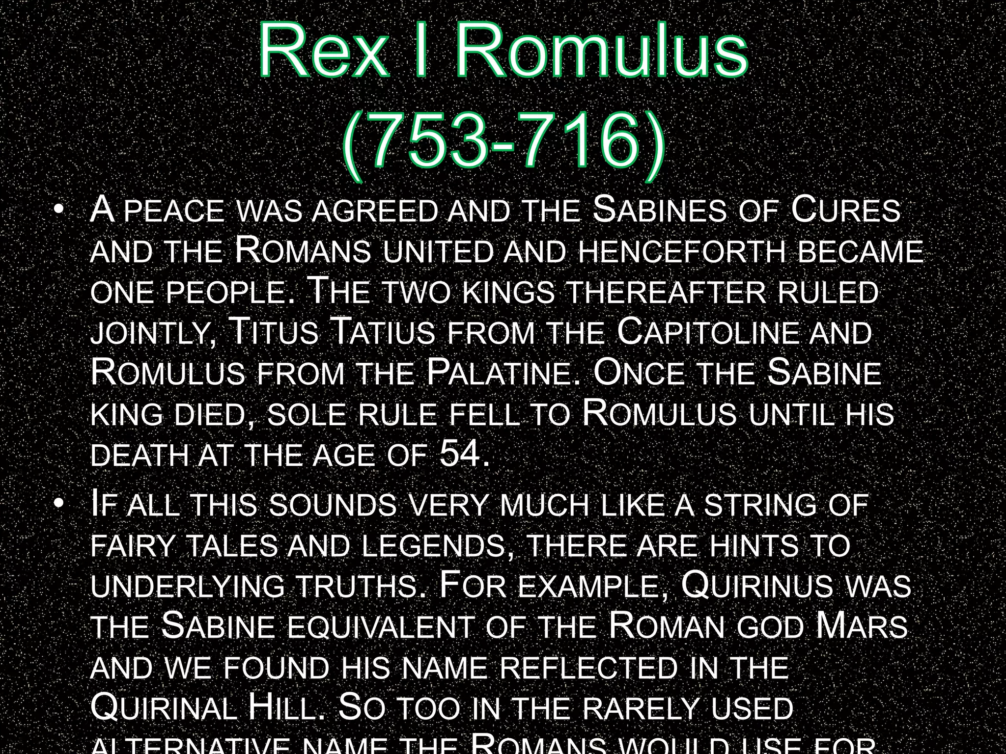 Regal Period--Roman History | PPTX