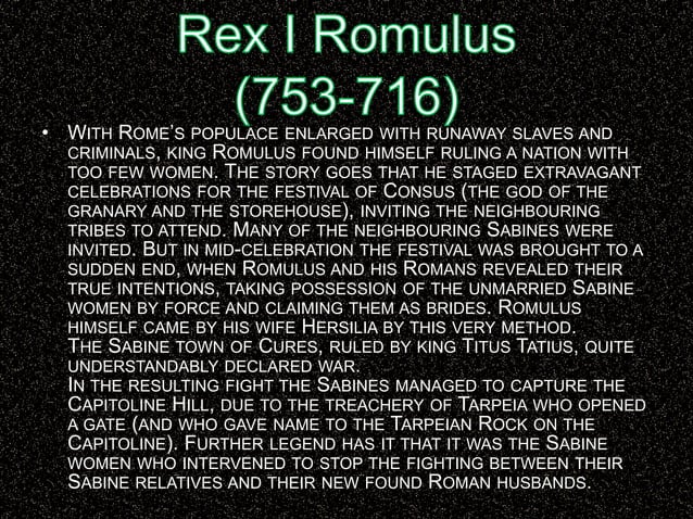 Regal Period--Roman History | PPT