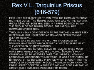 Ancus Marcius Accomplishments