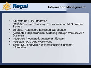 Regal Industries - ST Solutions Presentation | PPT