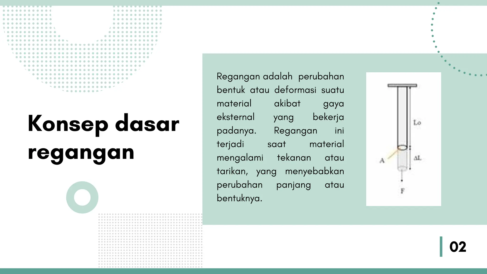 Materi tentang regangan dalam pengukuran teknik | PDF