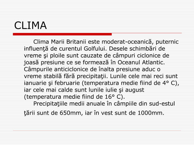 Regatul Unit Al Marii Britanii Si A Irlandei De Nord | PPT